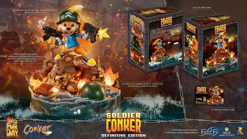 First 4 Figures: ecco la statuetta di Soldier Conker!