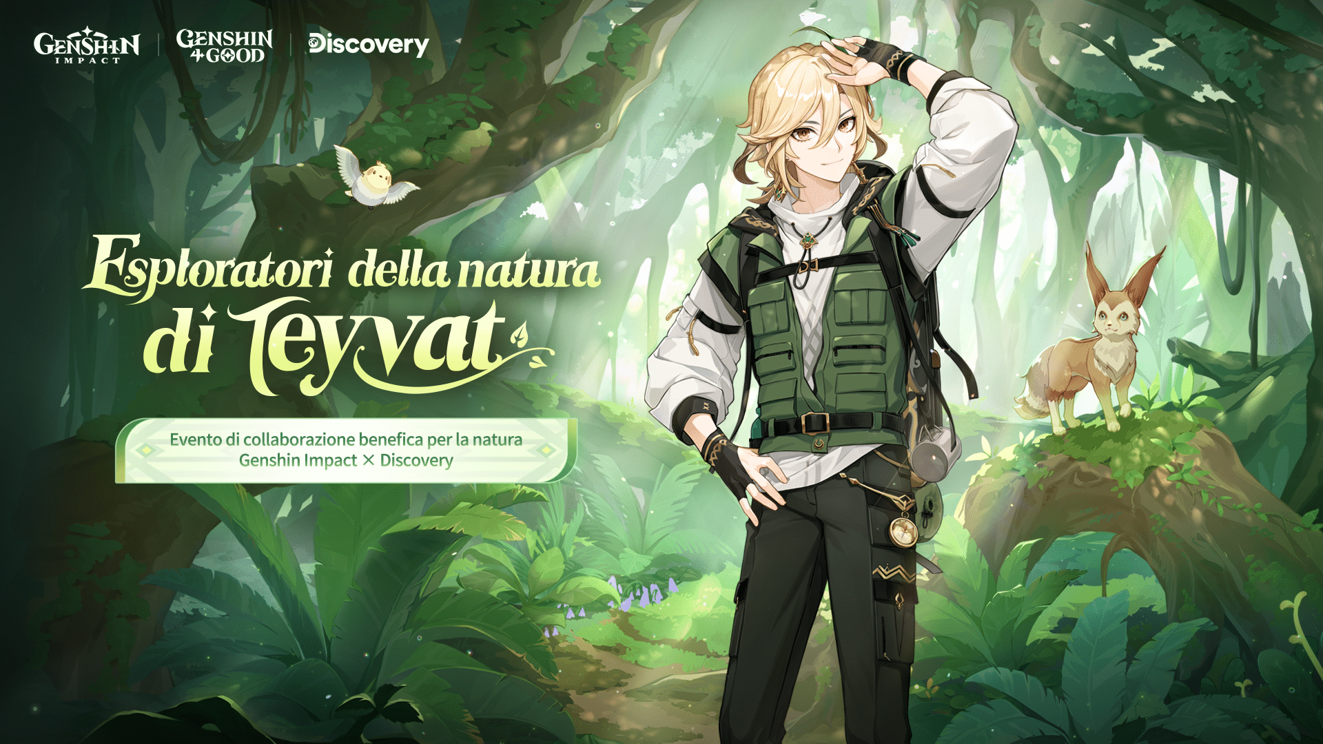 Genshin Impact X Discovery per un documentario sulla natura
